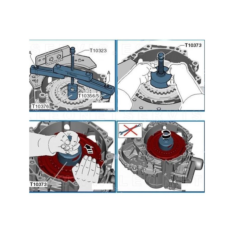 JODSG Kit de colocación de embragues DSG para VAG